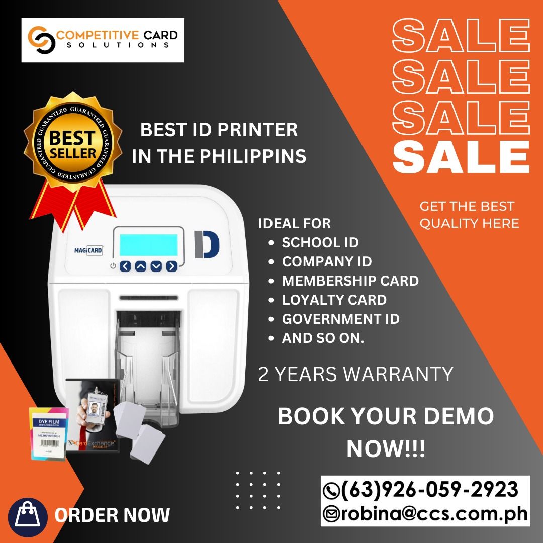 PVC ID CARD PRINTER DUAL SIDED, Computers & Tech, Office & Business ...