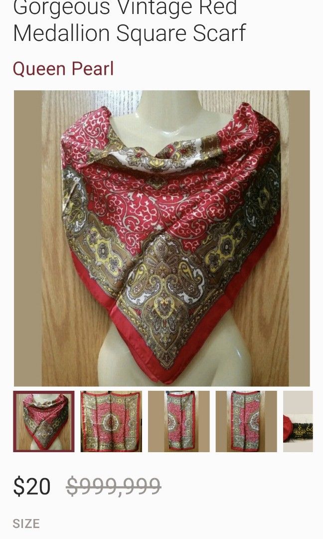 Queen Field Yamashita Brand SCARF, Women's Fashion, Watches ...