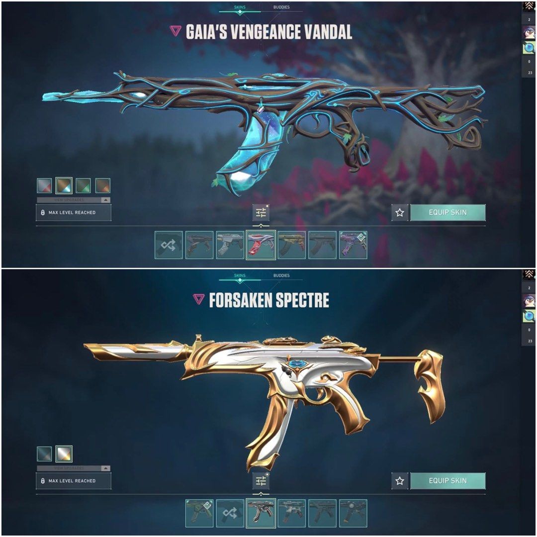 RADIANT PHANTOM+REAVER KARAMBIT+GAIA VANDAL+RGX SPECTRE, 8 PREMIUM ...