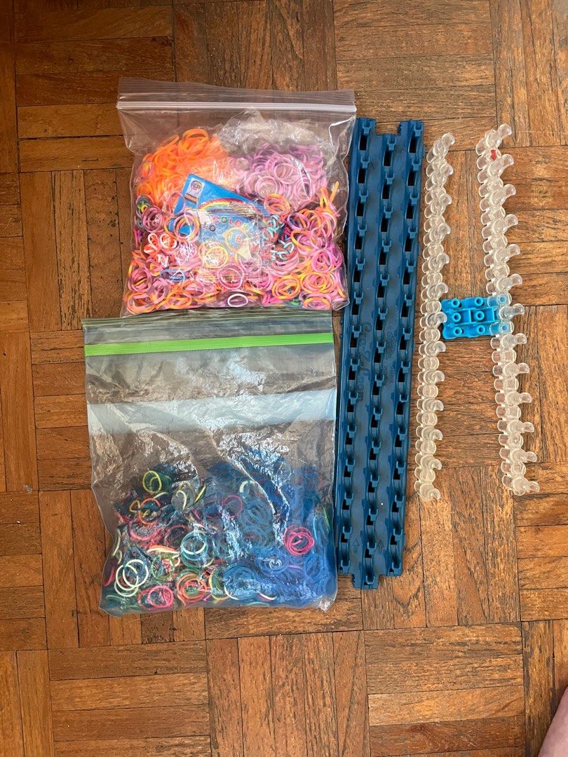 Rainbow loom bands and tools, Hobbies & Toys, Stationery & Craft, Craft ...