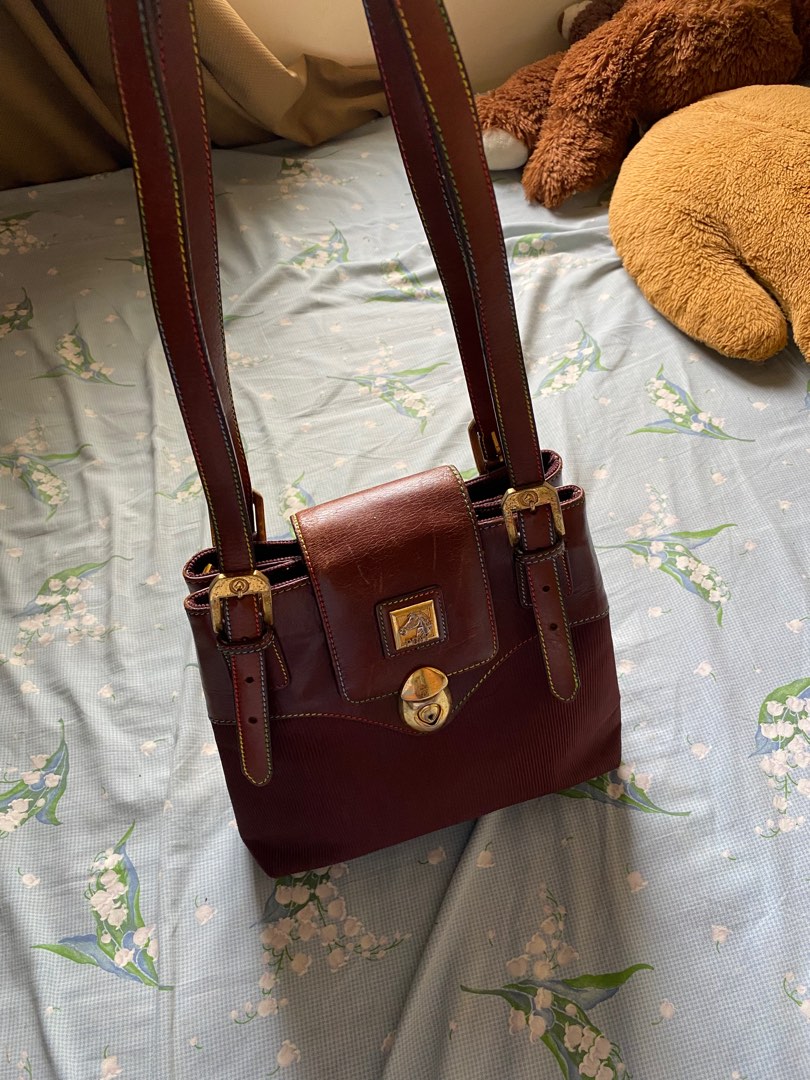 Rare Design Genuine Pony Leather Shoulder Bag from Italy on Carousell