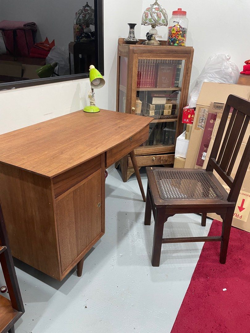 Retro Study Table, Furniture & Home Living, Furniture, Tables & Sets on ...