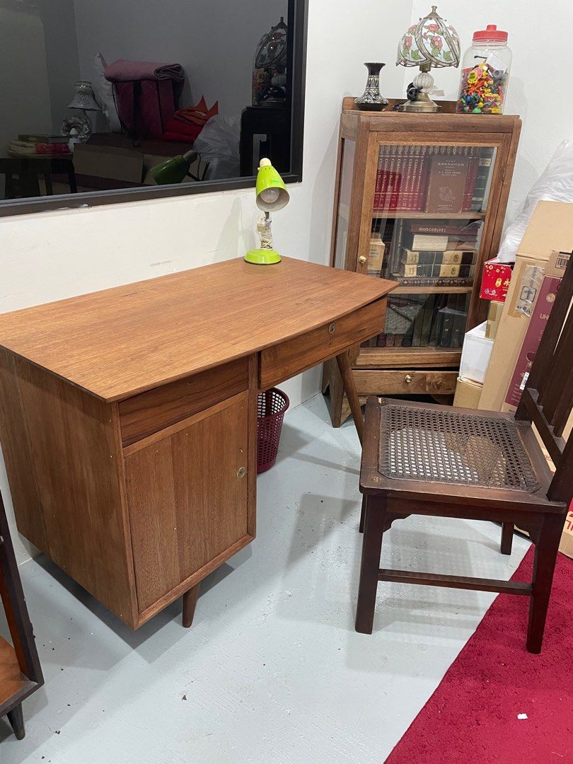 Retro Study Table, Furniture & Home Living, Furniture, Tables & Sets on ...