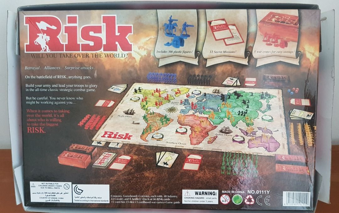 RISK Board Game, Hobbies & Toys, Toys & Games on Carousell