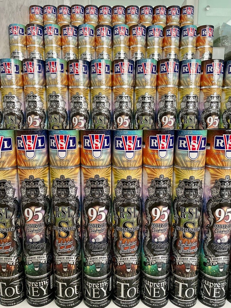 RSL Ultimate/ Supreme shuttlecock (Free Grip), Sports Equipment, Sports ...