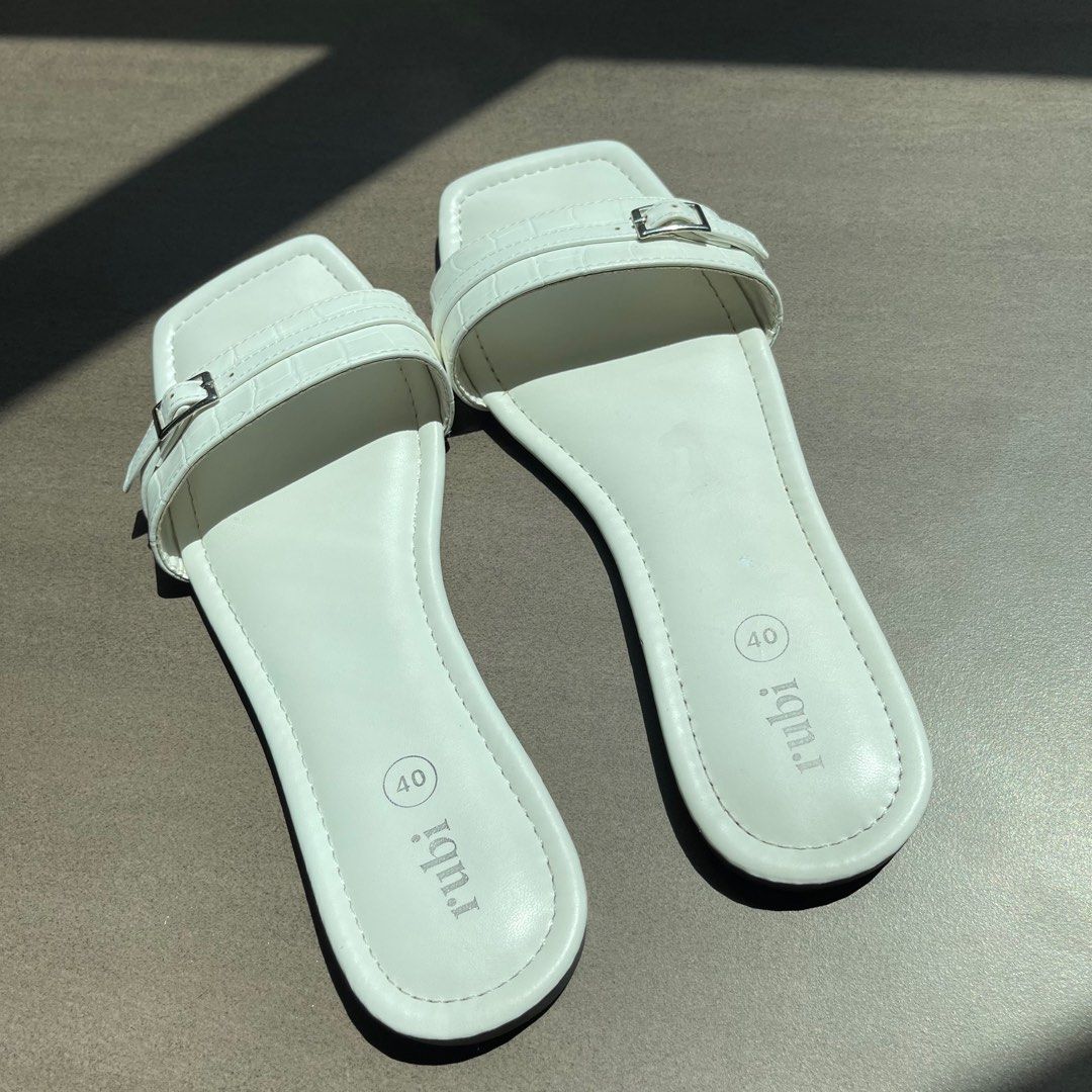 Rubi White Sandal, Women's Fashion, Footwear, Sandals on Carousell