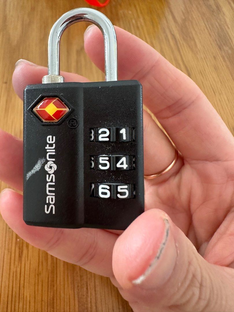 Samsonite TSA approved travel padlock, Hobbies & Toys, Travel, Travel ...