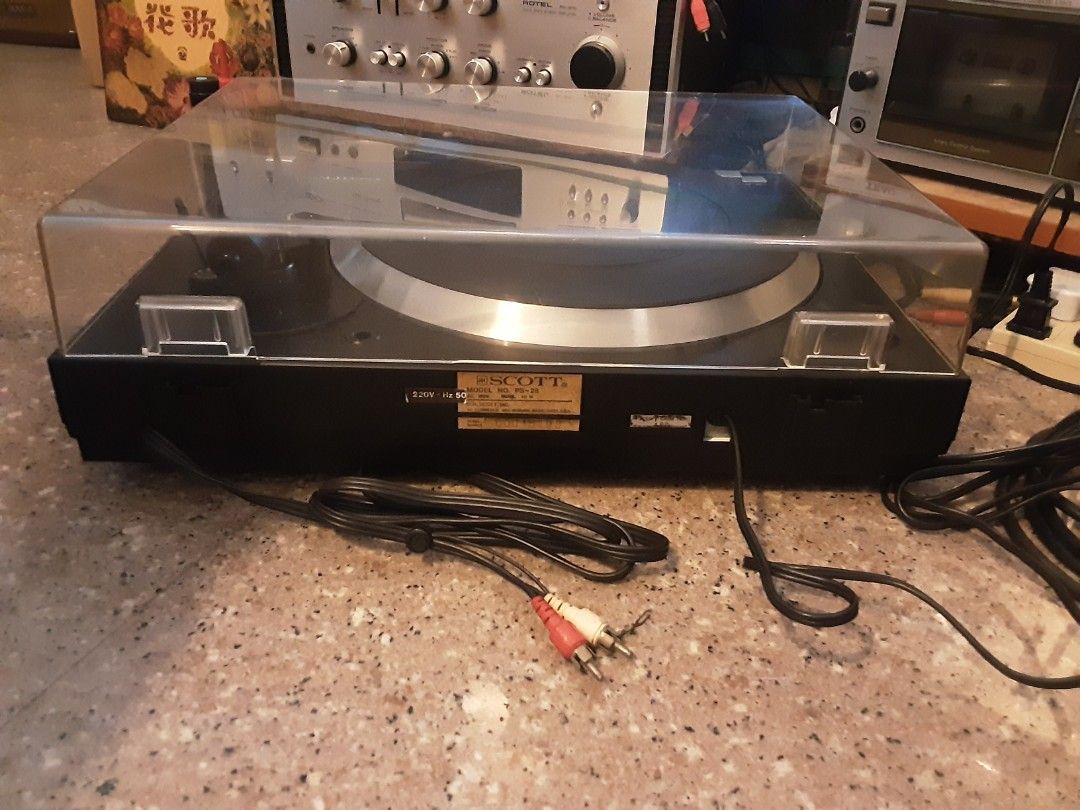 Scott belt drive turntable, Audio, Other Audio Equipment on Carousell