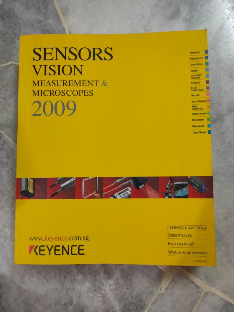 Sensors Vision, Measurement & Microscope, 2009 | Keyence, Hobbies ...