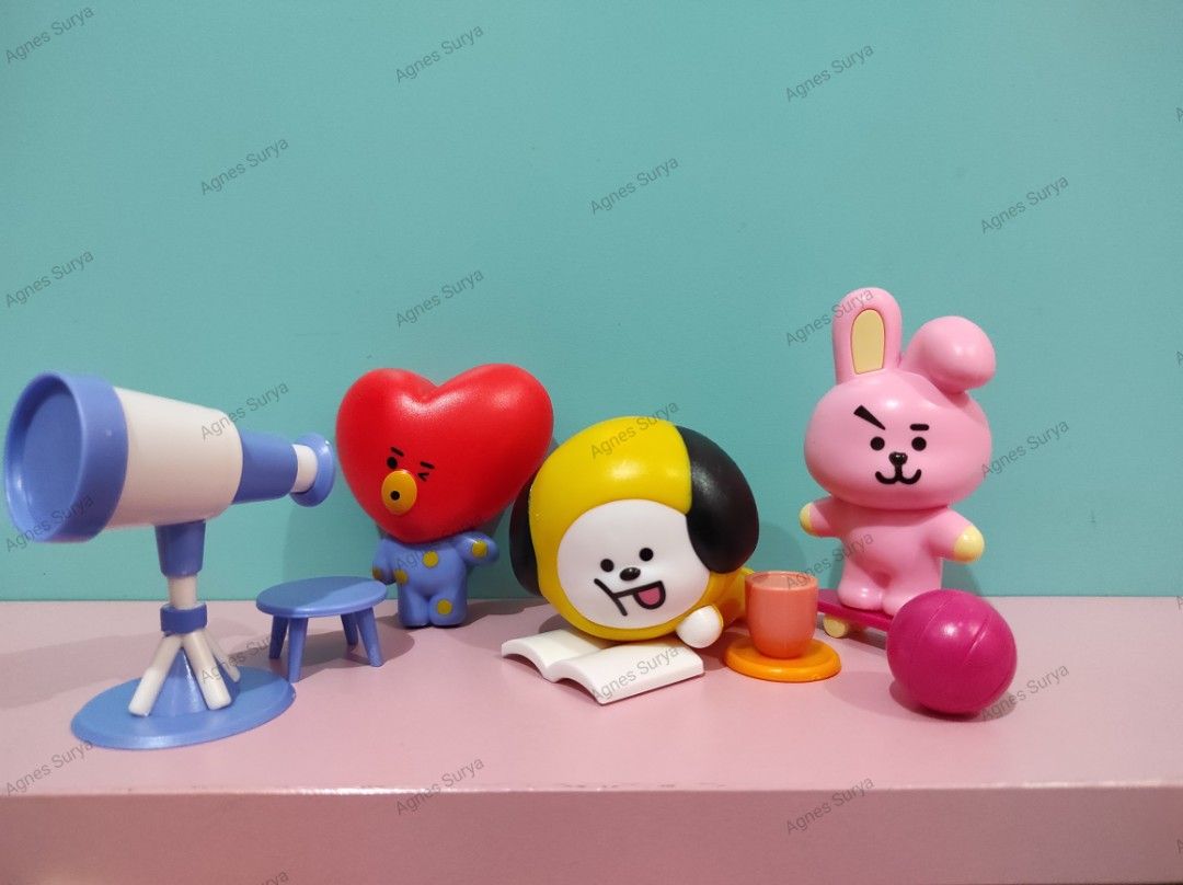 Set Isi 3 KFC BT21 Maknae Line Chimmy, Tata, Cooky (Jimin Taehyung ...