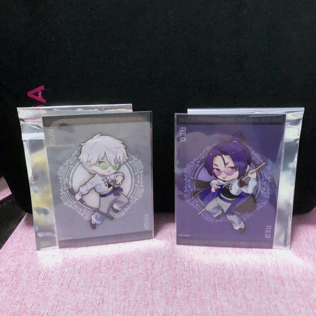 [Set of 2] Blue Lock China Kung Fu Bromide Chibi Seishiro Nagi Mikage ...