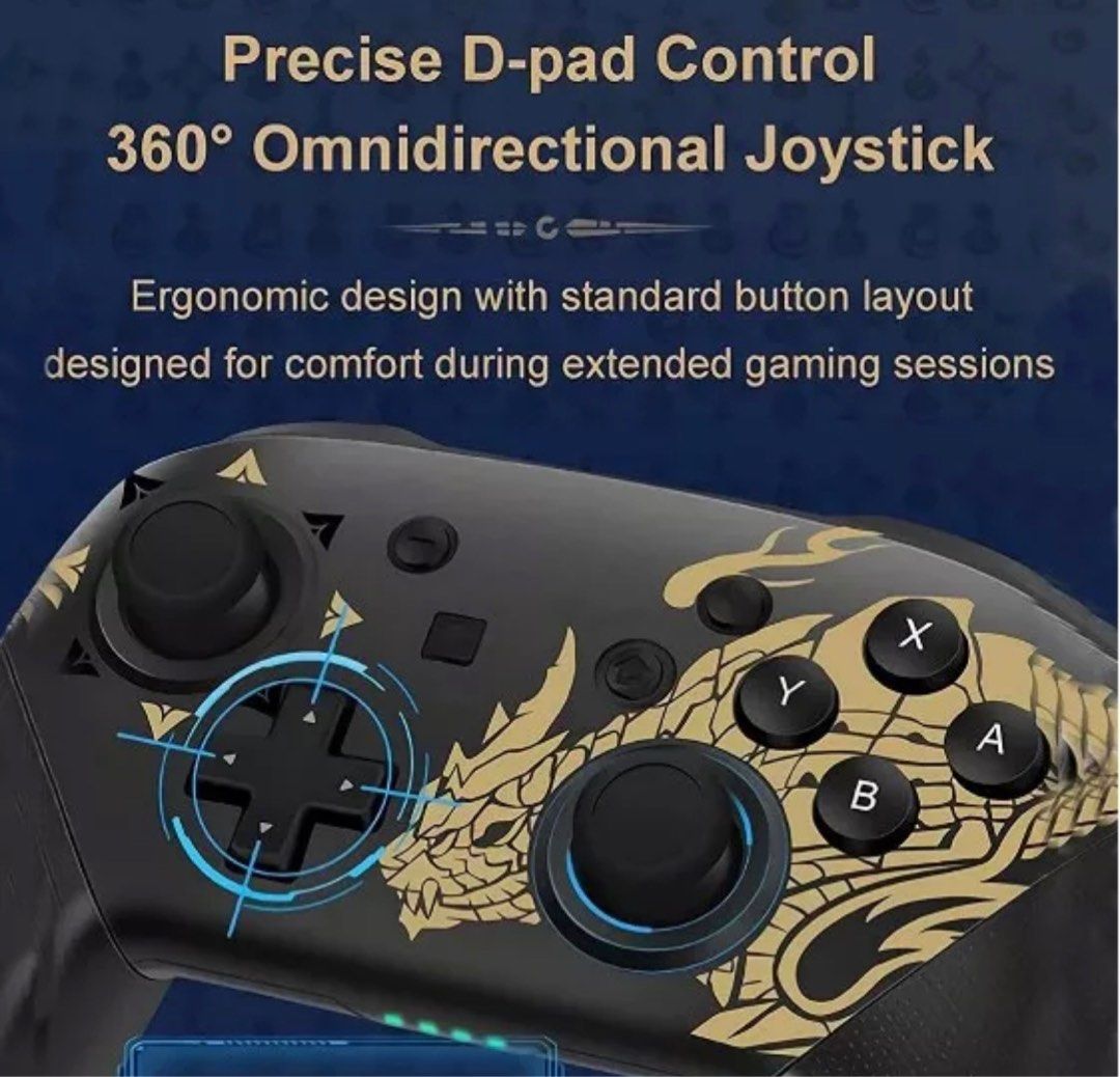 (SG Ready Stock) Pro Wireless Bluetooth Controller for Nintendo Switch ...