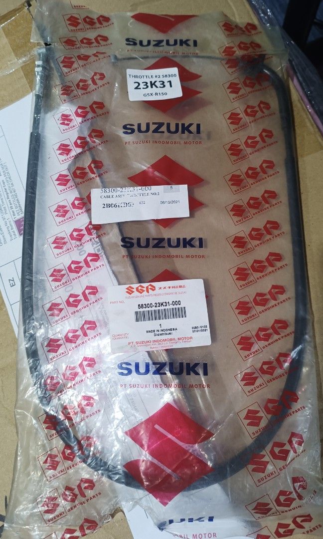 SGP THROTTLE CABLE Suzuki Gixxer 150 V1 Old Version Genuine 58300 ...