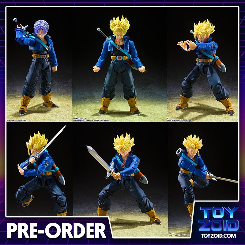 S.H. Figuarts Dragon Ball Z Super Saiyan Trunks Boy from the Future SHF ...
