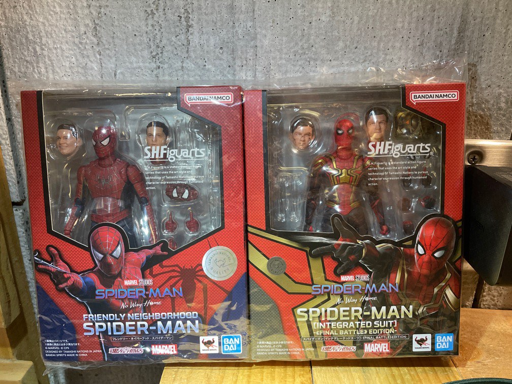 *ON HAND* SH Figuarts Spider-Man No Way Home bundle, Hobbies & Toys, Toys & Games on Carousell