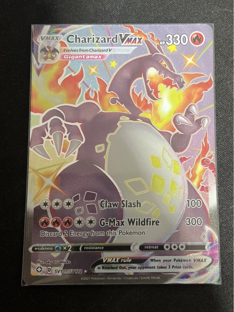 Shining Fates Charizard VMAX SV107/122, Hobbies & Toys, Toys & Games on ...