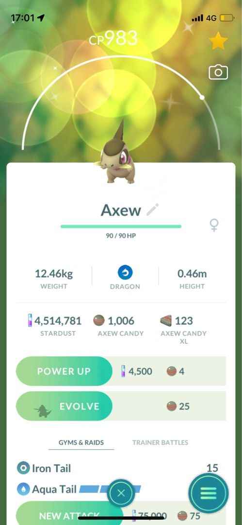 axew shiny