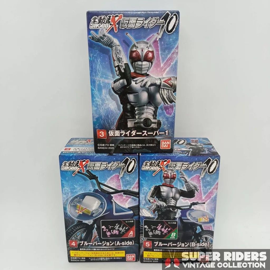 Shodo-X Kamen Rider Faiz Accel Form/Super-1/Ex-Aid/Cross-Z/Great Cross ...