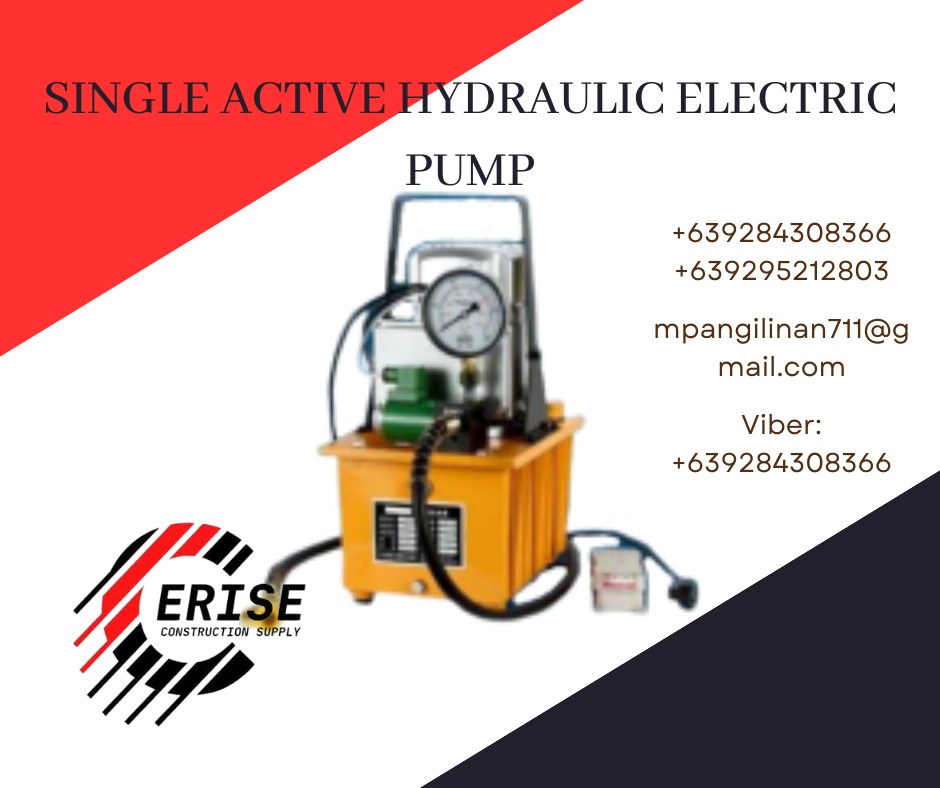 Single Active Hydraulic Electric Pump (ZCB-700A) on Carousell