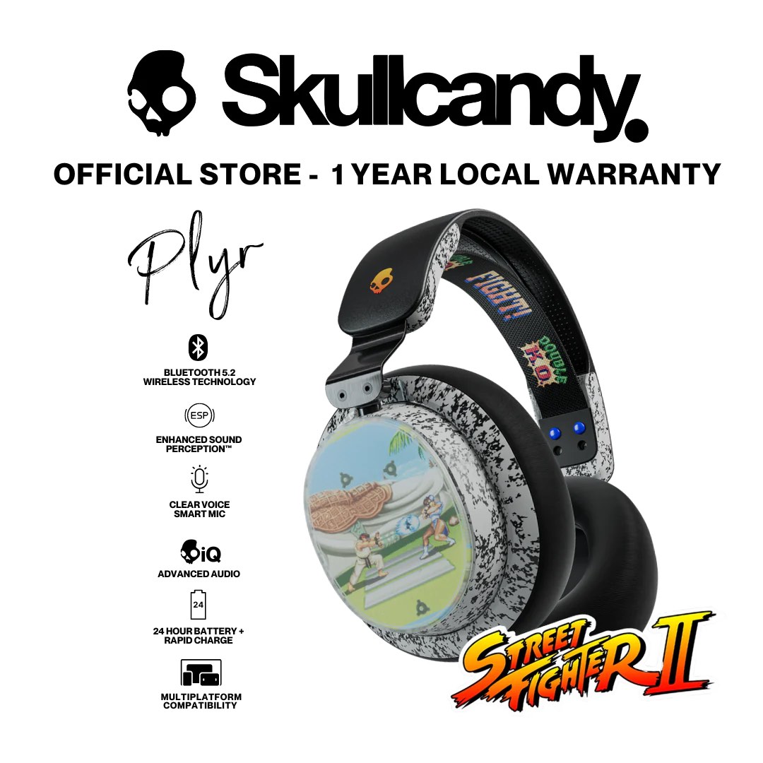 Skullcandy x Street Fighter II PLYR Multi-Platform Gaming Wireless ...