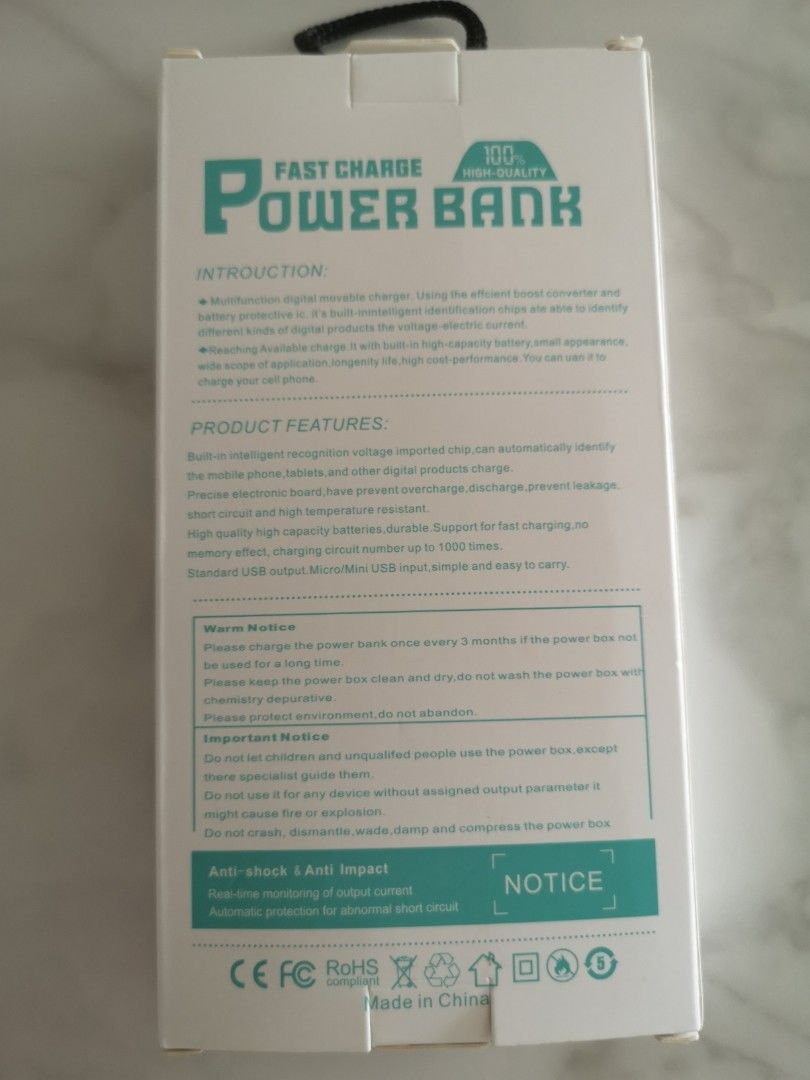 Smart power box power bank 10000mAh, Mobile Phones & Gadgets, Mobile ...