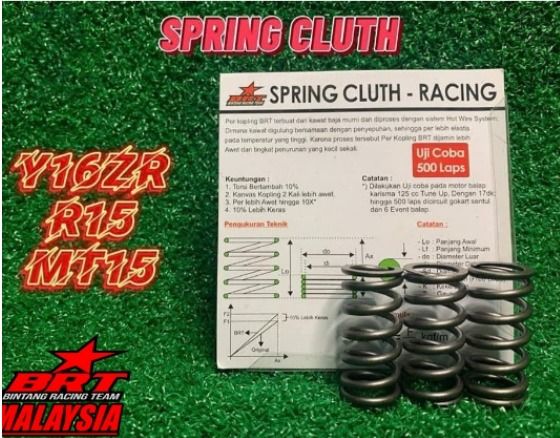 SNIPER155 R15V3 VVA MT15 XSR155 BRT RACING CARBON STEEL RACING CLUTCH ...