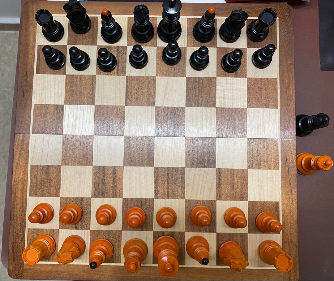 Solid Wood Acacia Chess Folding Chess Board Only (chess pieces not ...