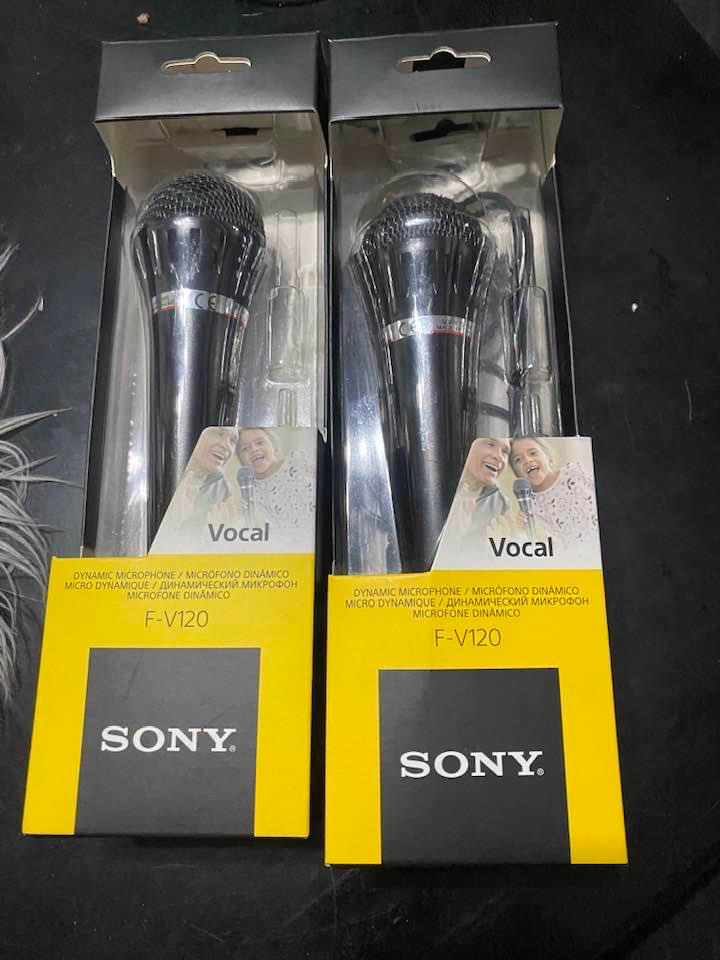 SONY F-V120 Dynamic mic, Audio, Microphones on Carousell