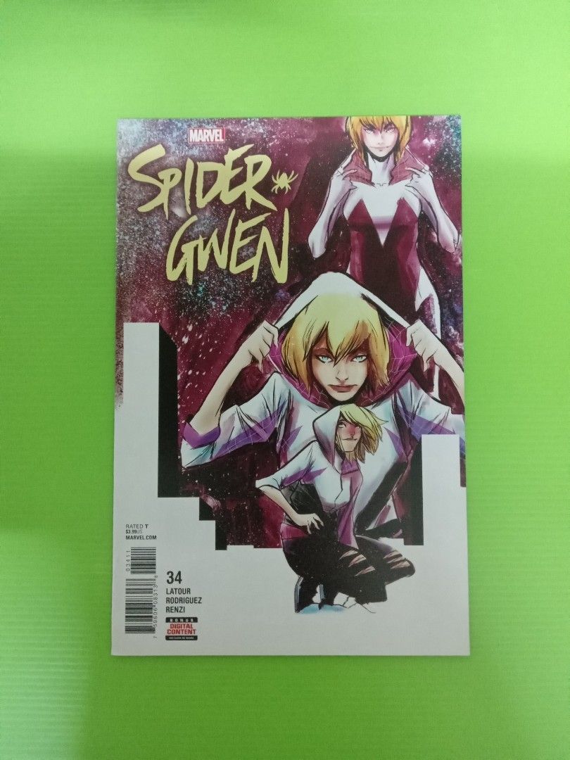 Spider Gwen #34 ( Robbi Rodriguez - Cover Art ) Marvel Comics, Cover ...