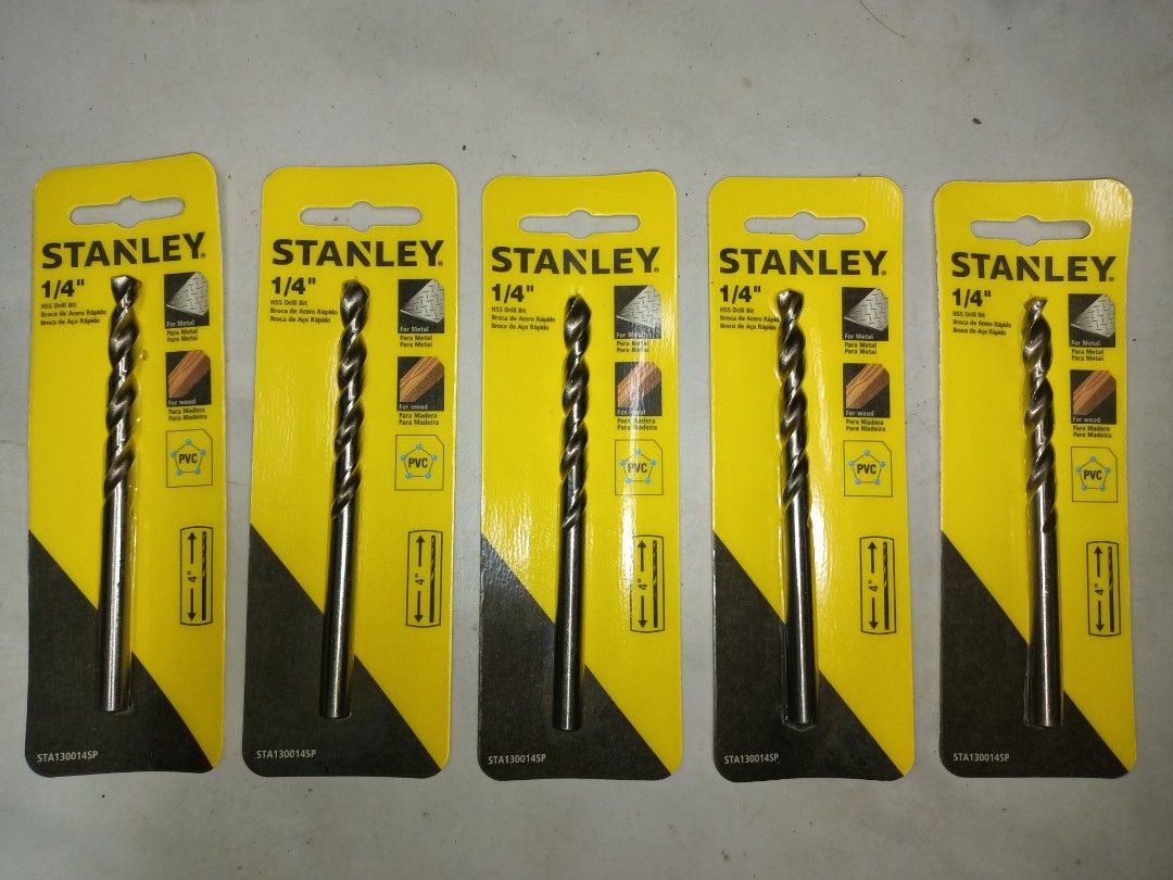 STANLEY DRILL BITS for METAL/WOOD on Carousell