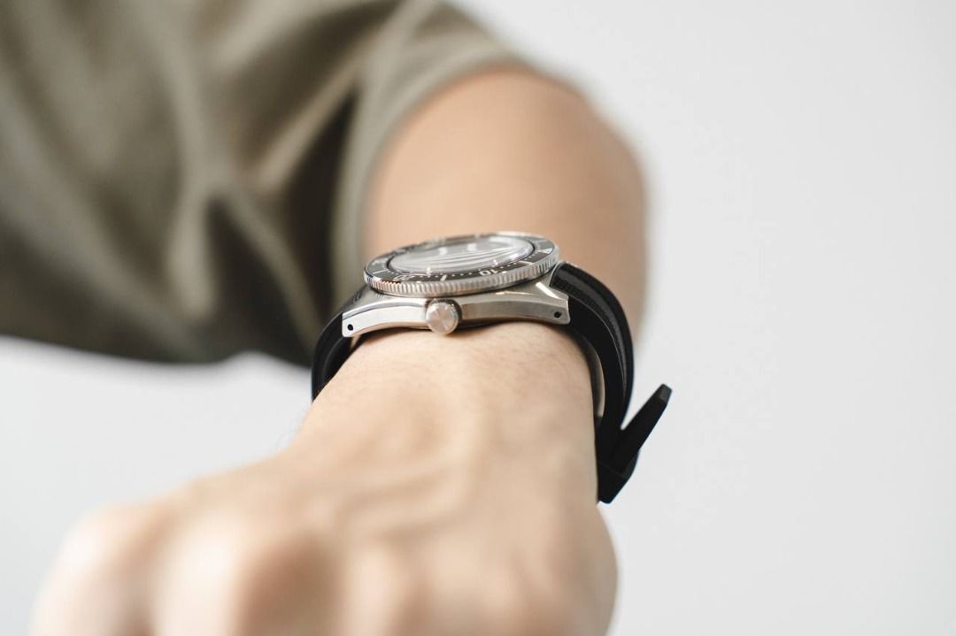 [StrapXPro] High Quality Vulcanised Curved-End Rubber Strap for Seiko ...