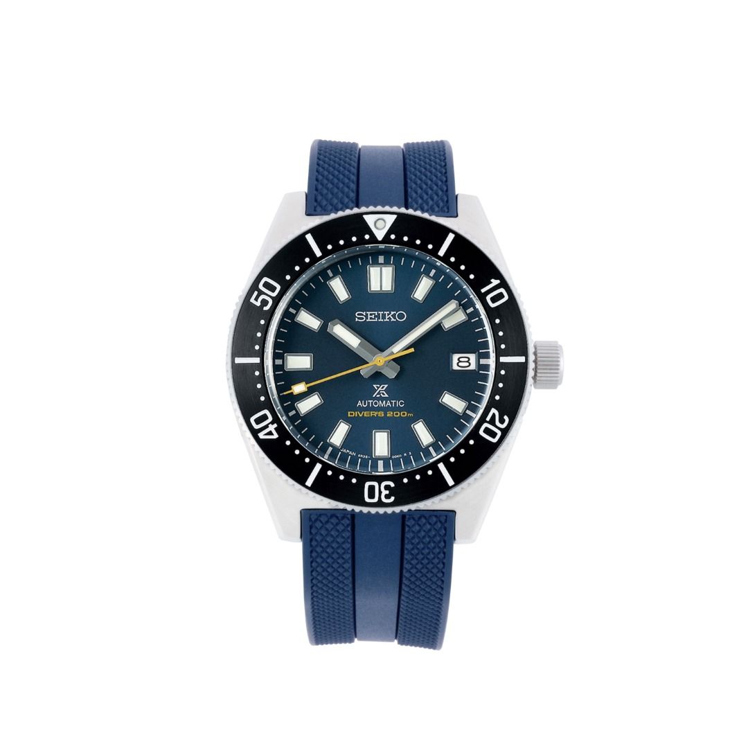 [StrapXPro] High Quality Vulcanised Curved-End Rubber Strap for Seiko ...