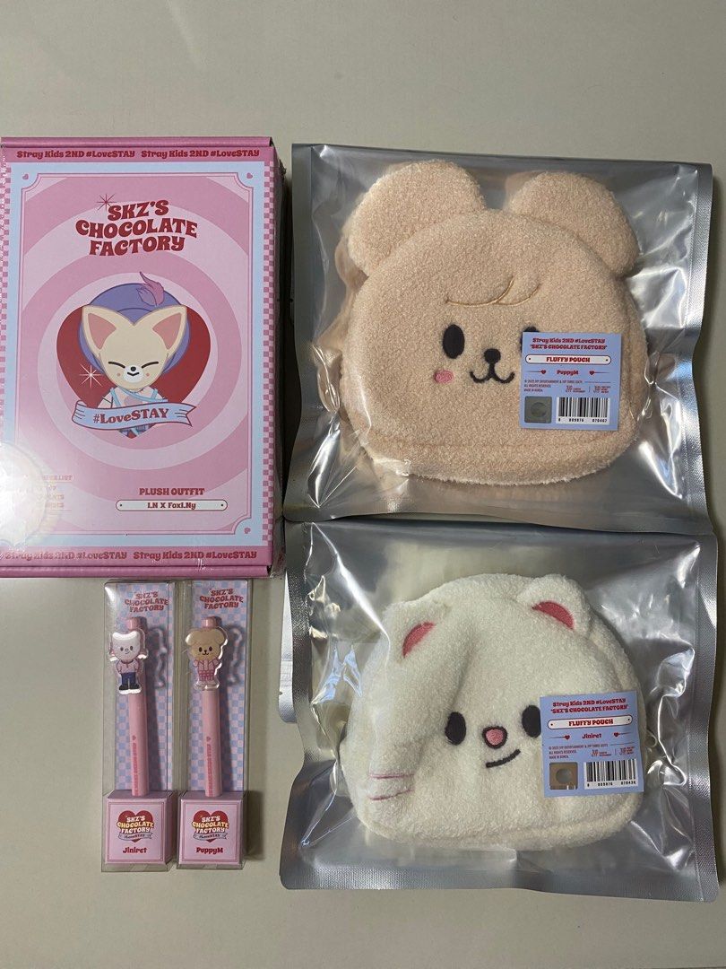 stray kids skz lovestay love stay chocolate factory skzoo pouch plush ...