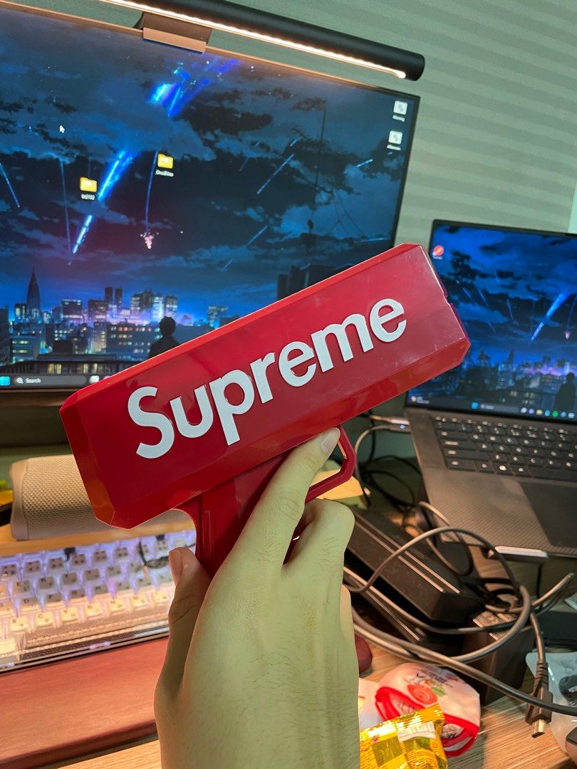 Supreme Money Gun, Hobbies & Toys, Toys & Games on Carousell