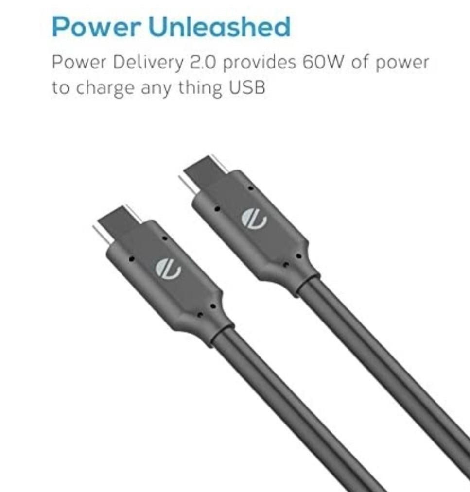 T282 USB-C to USB C 3.1 Gen 2 Cable, 10 Gbps Superspeed Data Transfer ...