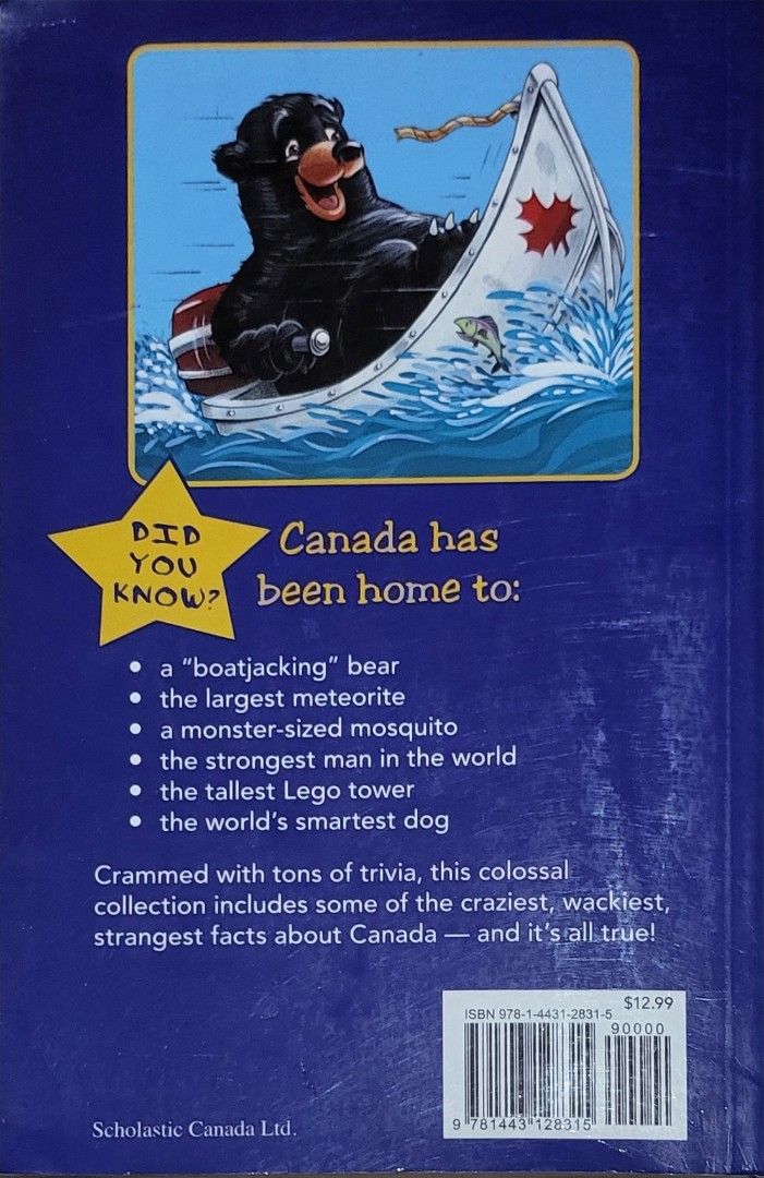 THE BIG BOOK OF CRAZY CANADIAN TRIVIA on Carousell