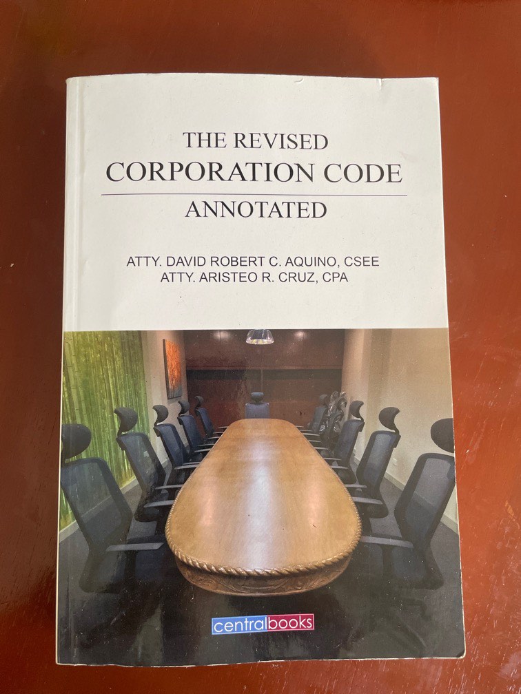 The Revised Corporation Code Annotated by Aquino, Hobbies & Toys, Books & Magazines, Textbooks ...