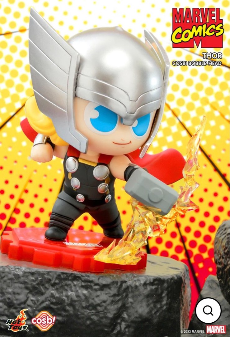 Thor - MARVEL COMICS AVENGERS COSBI BOBBLE-HEAD COLLECTION, Hobbies & Toys, Memorabilia ...