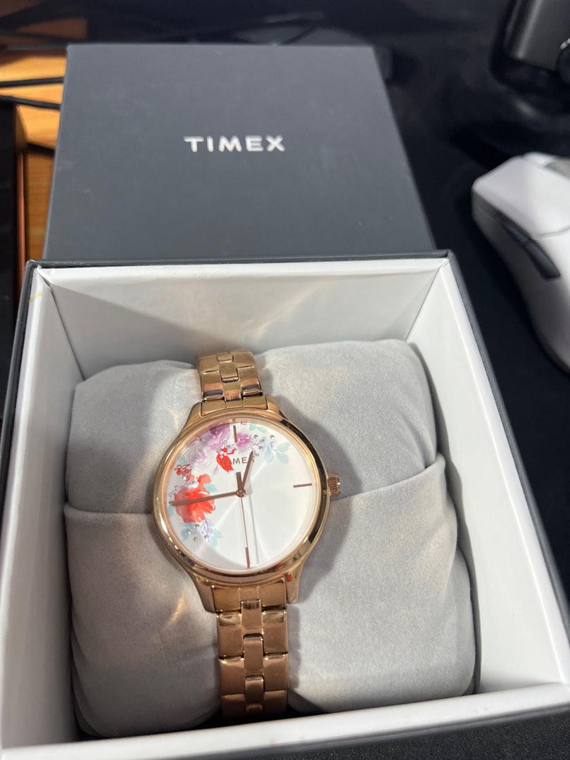 Timex Crystal Bloom Rose Gold Stainless Steel Watch for Women TW2R87600 ...