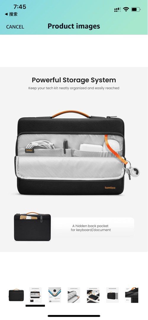Tomtoc 360 Protective Laptop Carrying Case For 13 Inch Macbook Air M2