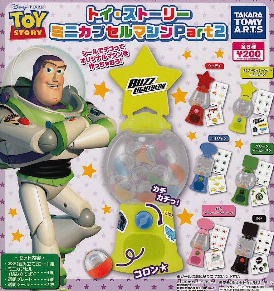 Toy Story Capsule Machine Buzz Lightyear Alien Gashapon Minion gachapon ...