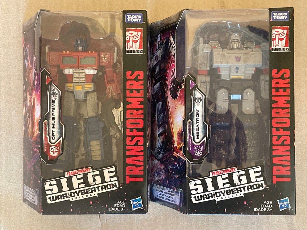 Transformers War of Cybertron Trilogy - Siege - Optimus Prime & Megaman ...