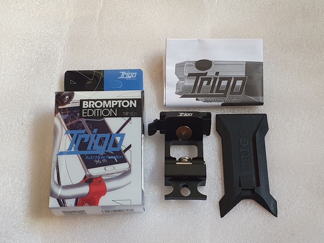 TRIGO. Mobile phone mount for Brompton., Sports Equipment, Bicycles ...