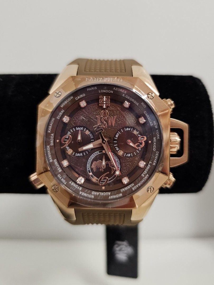 TSW Swarovski Brown, Women's Fashion, Watches & Accessories, Watches on ...