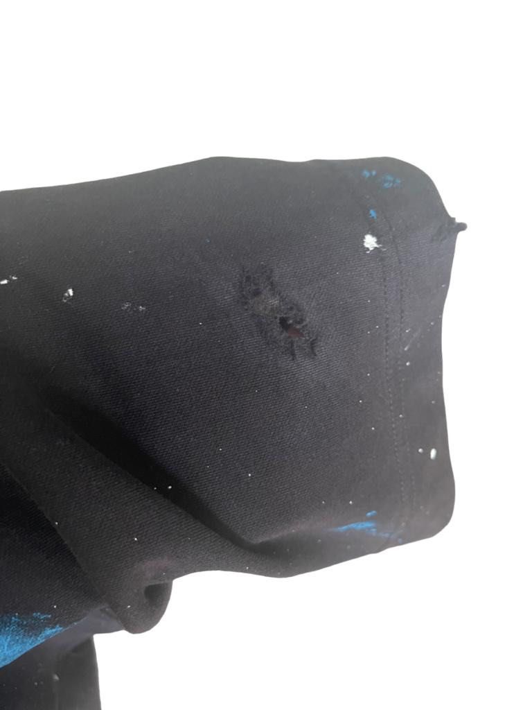 Uniqlo Airism Oversized X Remake Splash Ink Art X Damage Version, Men's ...