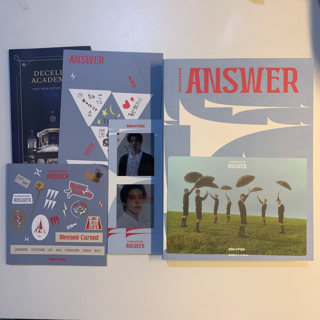 unsealed enhypen dimension answer album, Hobbies & Toys, Memorabilia ...