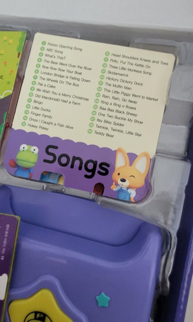 Used once Babies and Toddler Pororo Sound Card. Songs card, Babies ...