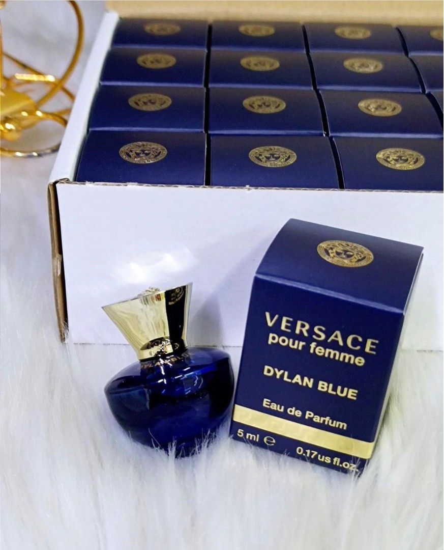 Versace pour femme dylan blue mini perfume 5ml on Carousell