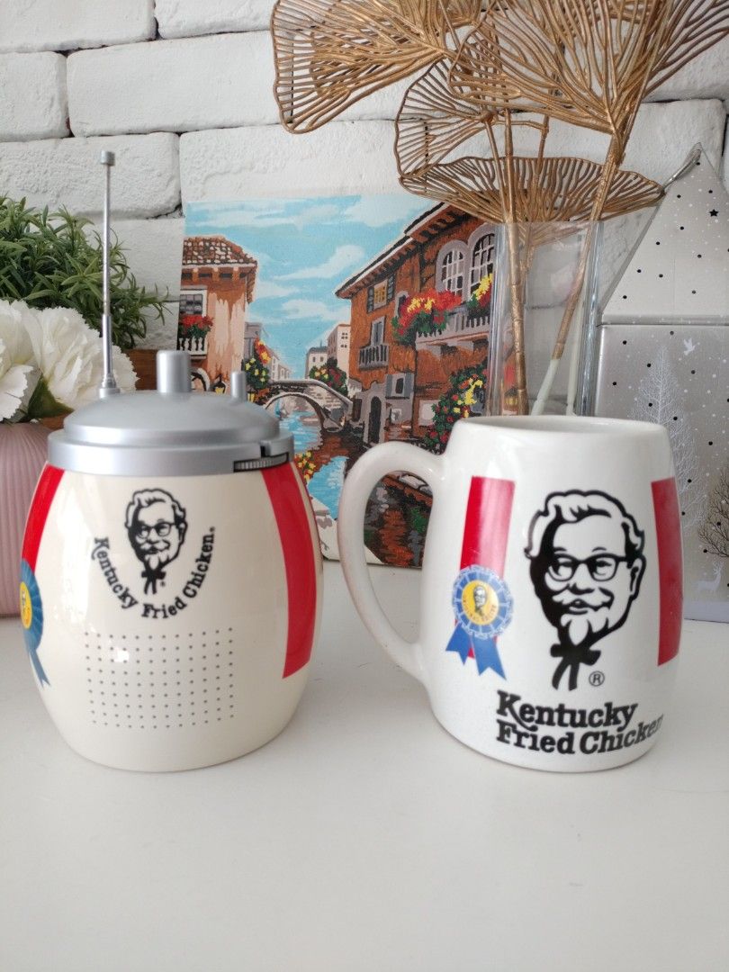 Vintage KFC Radio KFC Mug, Hobbies & Toys, Memorabilia & Collectibles ...