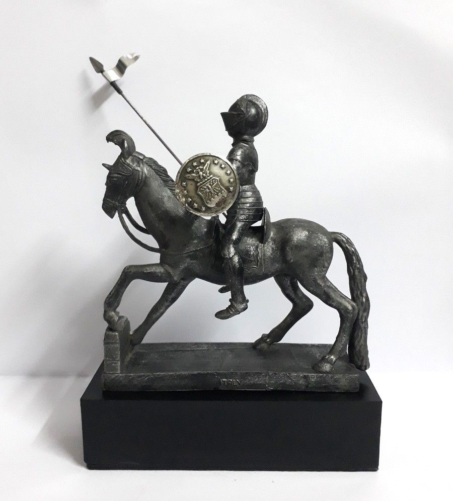 Vintage Medieval Knight On Horseback, Hobbies & Toys, Collectibles ...